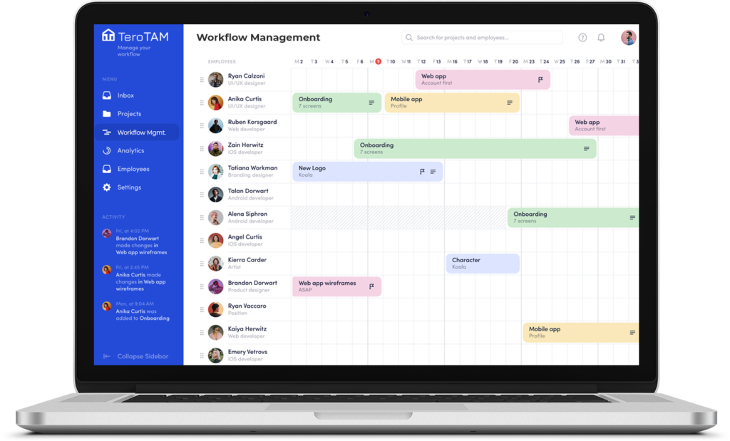 Workflow Management Software - TeroTAM