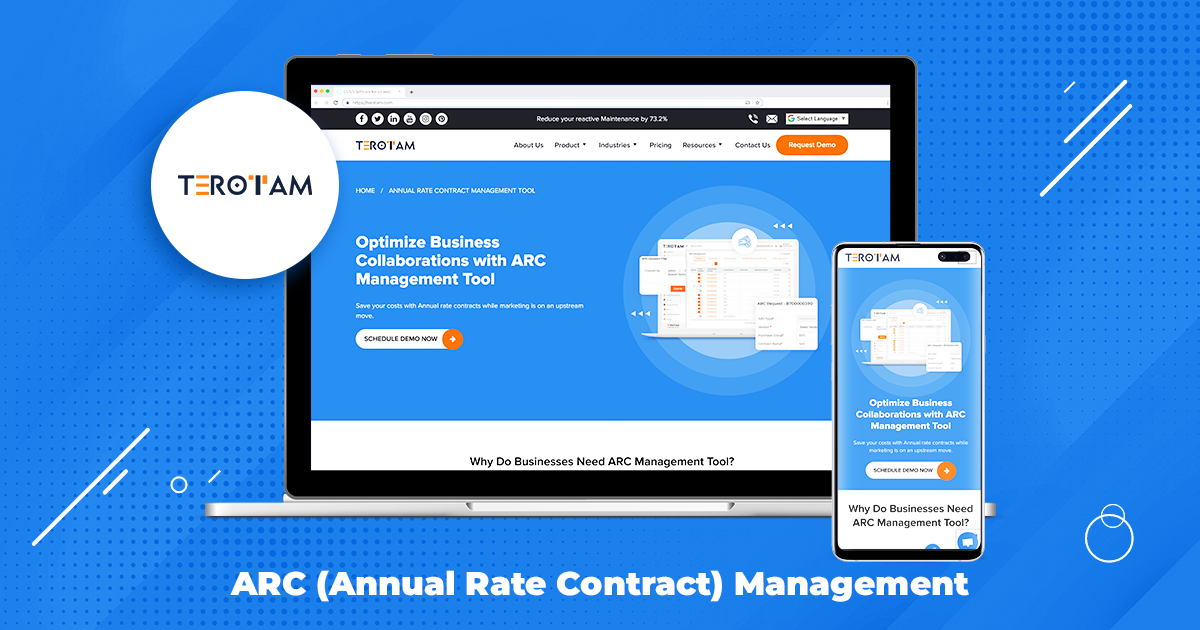 ARC (Annual Rate Contract) Management Tool - TeroTAM