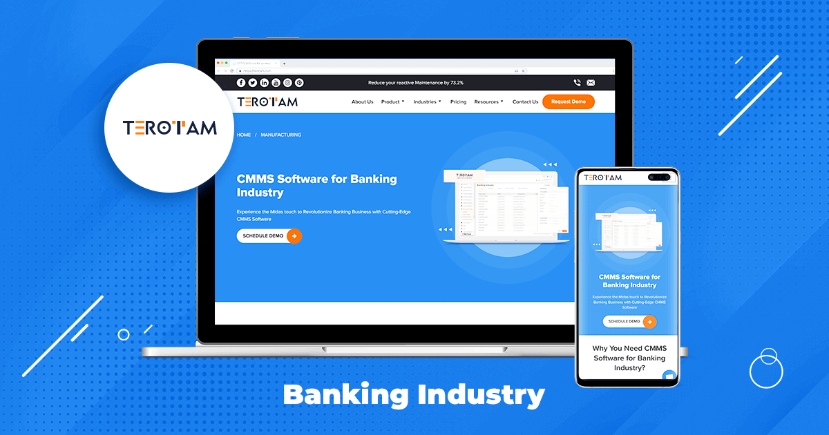 CMMS Software for Banking Industry - TeroTAM